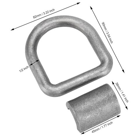 Buy Joikit 10 Pack 12 Inch Weld On D Rings Forded D Rings 4000 Lbs