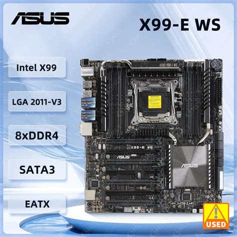Stonetaskin Asus X99 E Ws Workstation Intel X99 Motherboard 128gb Ddr4