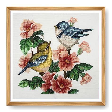 Xstitch Bird Counted Cross Stitch Kit Large Bird Trimits