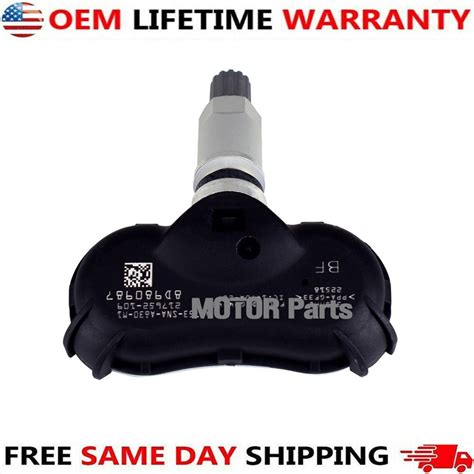 4x Genuine Oem Tire Pressure Sensor Tpms 42753 Tr3 A810 For Oem Civic
