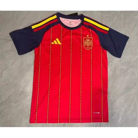 Fans Version World Cup 2026 Spain Home Jersey Mens Fashion Tops