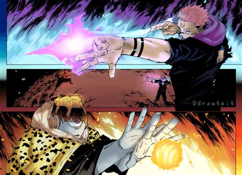 Art Sukuna Vs Jogo By Me Jujutsu Kaisen Rmanga
