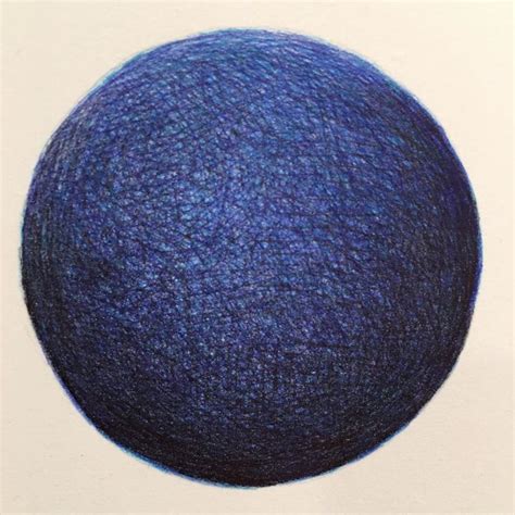 Sphere Of 4 Colors Drawing