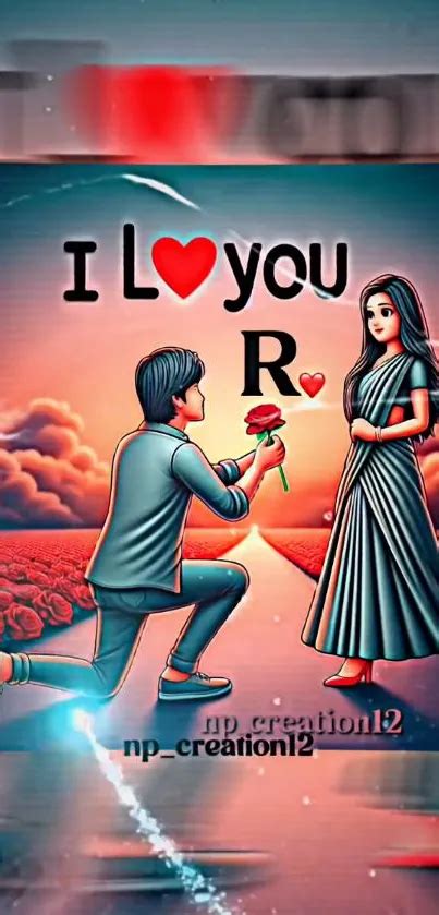 Romantic Proposal Wallpaper Art Free Download