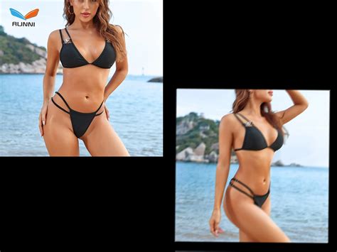 Tight Bathing Suit Custom Swimsuit Plus Size Swimwear Bikini Black