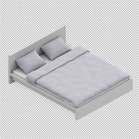 Premium Psd Bed 3d Render