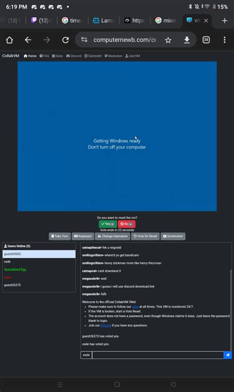People Updating Windows For No Reason Rcollabvm