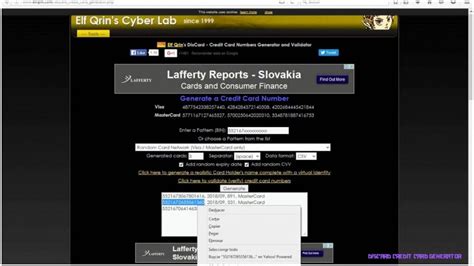 Discard Credit Card Generator Managing Multiple Credit Cards