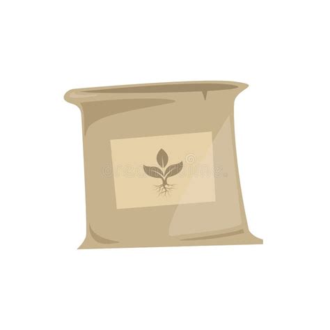 Plant Fertilizer Sack Vector Element Design Stock Vector Illustration
