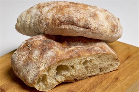 Sticky Bread On A Wooden Table Stock Image Image Of Eating Wooden
