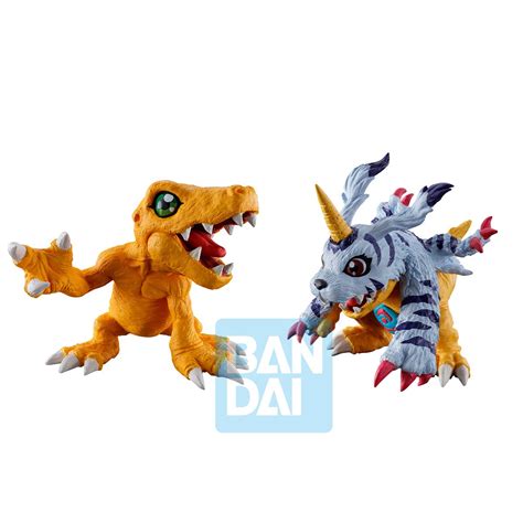 Ichibansho Figure Digimon Adventure Agumon And Gabumon Digimon Ultimate