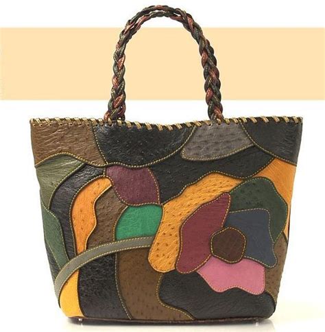 Кожаные сумки в стиле пэчворк. Ч.2 | Leather bag design, Tote bag ...