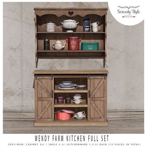 Second Life Marketplace Serenity Style Wendy Farm Full Set