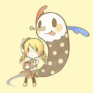 Puella Magi Madoka Magica Mami Tomoe And Witches Chibi Sticker For