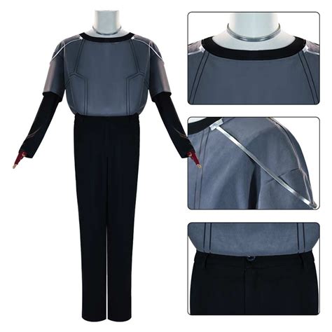 Alien Stage Ivan Men Black Stage Outfits Halloween Carnival Cosplay Co