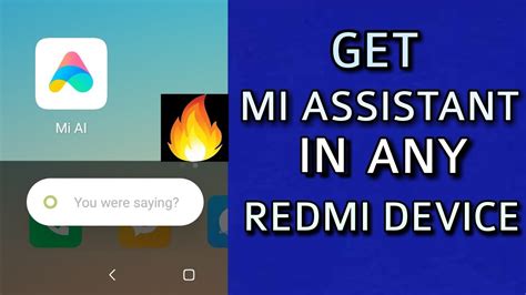 How To Get Mi Assistant In Any Redmi Device Hindi 100 Working
