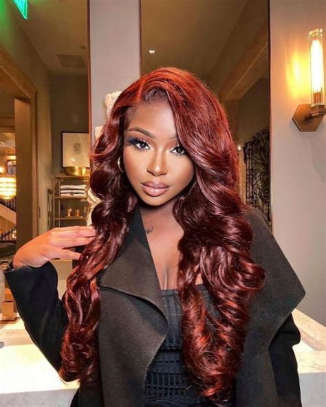 Auburn Hair Color On Dark Skin Black Women
