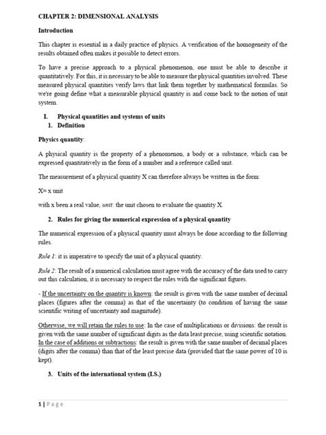 Chapter 2 Mesurement Download Free Pdf International System Of