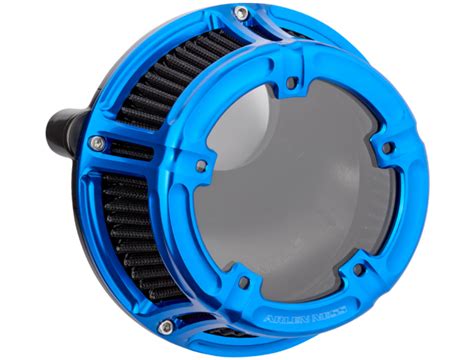 Arlen Ness 1010 3239 600 239 Method™ Clear Series Air Cleaner Blue