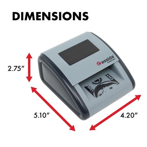Cassida Instacheck Automatic Passfail Counterfeit Detector Safe And Vault