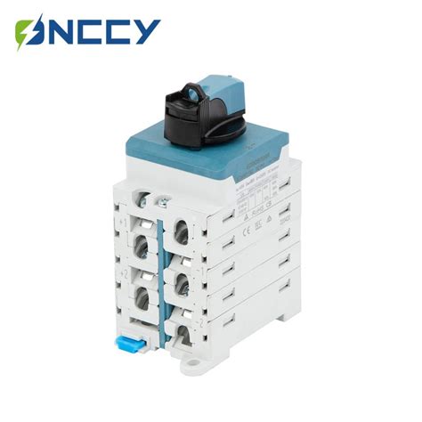 Solar High Voltage Dc Isolating Switch Switch Panel Rail Installation