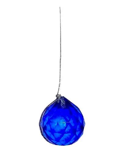 Silant Caireles Esfera 35 Cristal Color Azul Arañas F Shui Mercadolibre