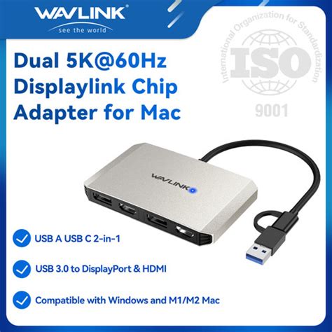 Promo Wavlink Usb 30 Usb C Ke Displayport Dan Adaptor Hdmi