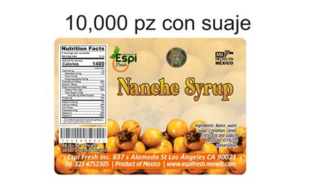 Nanche En Cubeta Nance Fruit Espi Fresh Distributor Inc