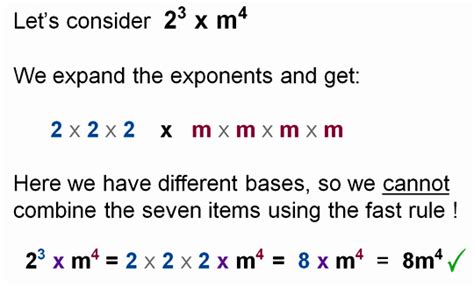 Multiplying Algebra Exponents Passys World Of Mathematics