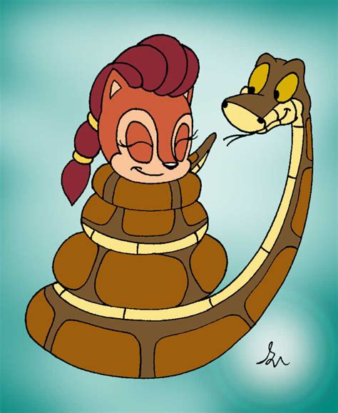 Young Kaa And Young Sally Painted By Lol20 On Deviantart