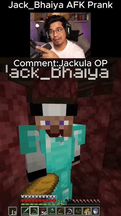 Jack Bhaiya Ka Afk Prank Anshubisht Gamerfleet Fleetsmp Minecraft Viral Viralvideo Youtube
