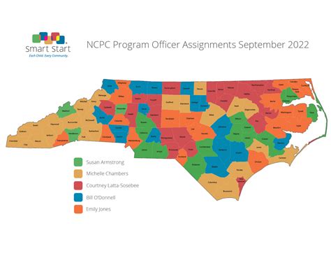 Ncpc Program Officer Assingments Sept 2022 Smart Start And The North