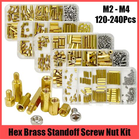 Jual Hex Head Copper Pillar Brass Standoff Spacer Screw Bolt Nut