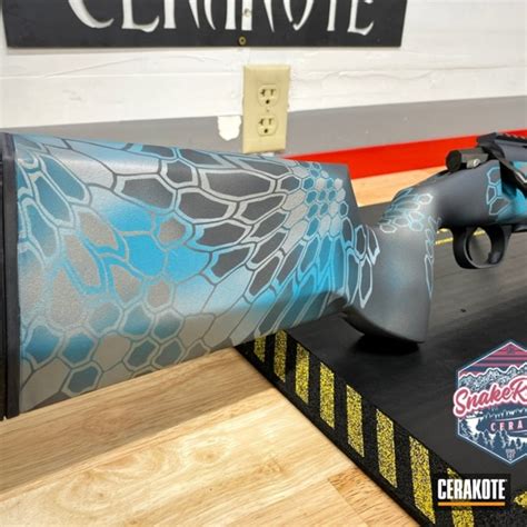 Python Camo Rifle Featuring Aztec Teal Cerakote