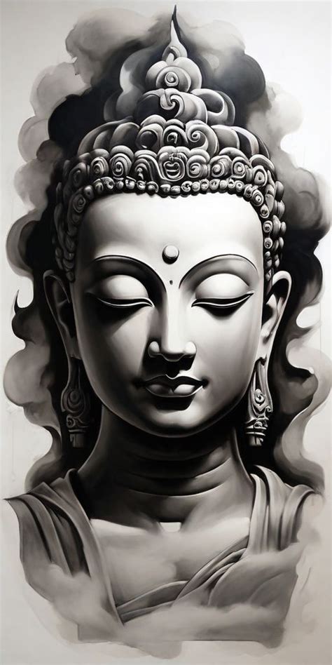 How I Draw A Tattoo Design Illustration Buddha Enlighten Artofit