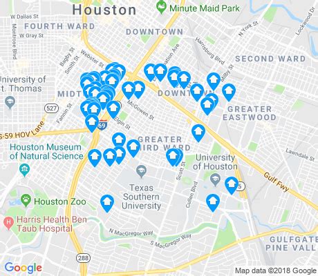 3rd Ward Houston Map Park Houston Map