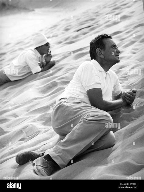 Cinematographer Freddie Young And Director David Lean On Set Location