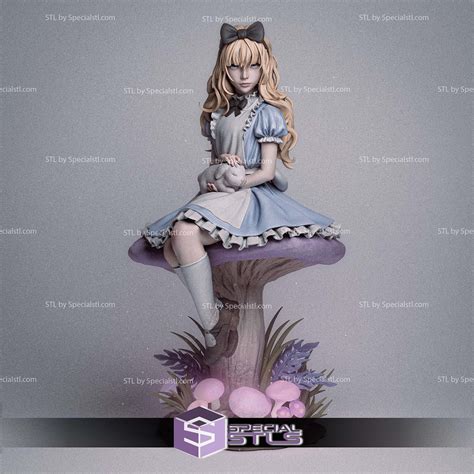 Alice In Wonderland Beautiful Version Stl Printer Files Specialstl