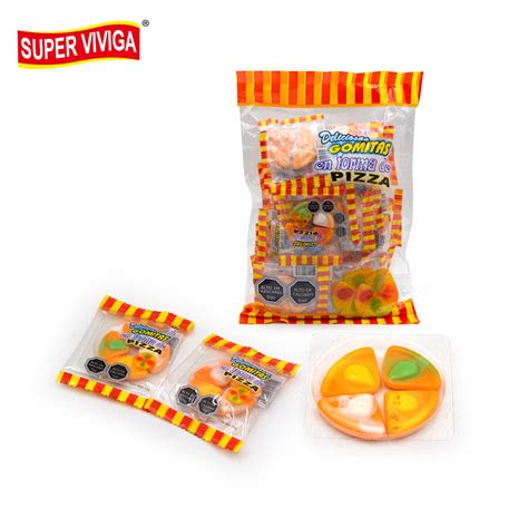 Mini Pizza Chewy Candy Gummy Candy High Quality Mini Pizza Gummy