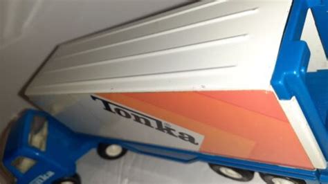 Tonka Tiny Issue Tonka Labeled Semi And Trailer Nice Shape Usa W
