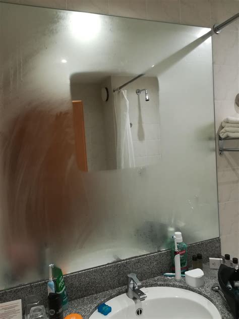 Foggy Bathroom Mirror Rispa
