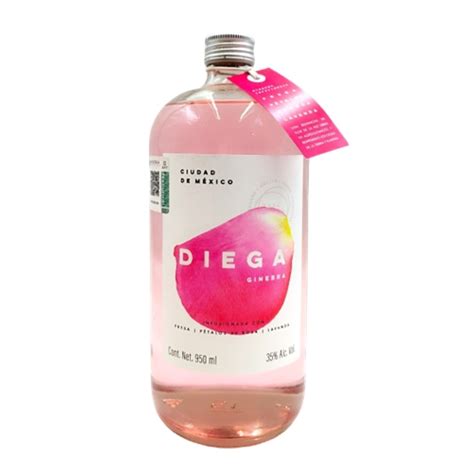 Ginebra Diega Rosa 950 Ml