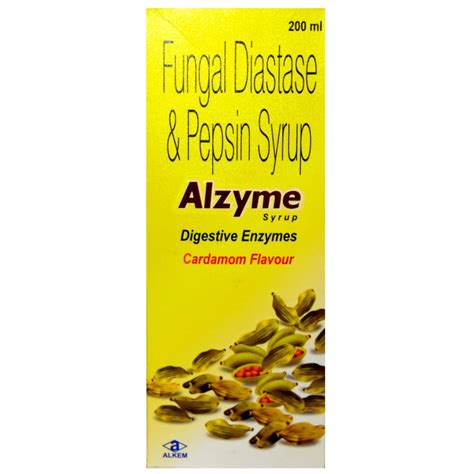 Buy Alzyme Syrup View Uses Benefits How To Use And Price