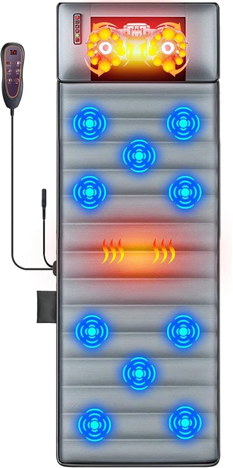 Full Body Massage Mat With Heat And Movable Shiatsu Neck Back