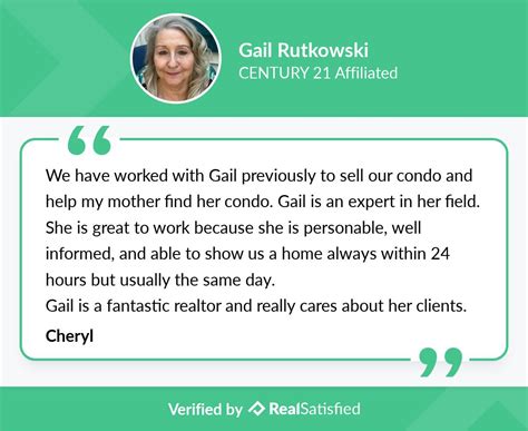 Gail Rutkowski And Associates On Linkedin Verifiedbyrealsatisfied