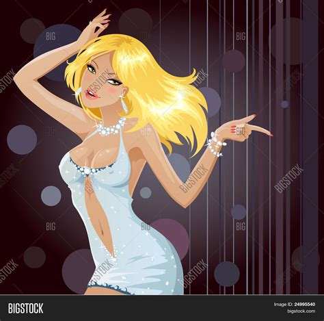 Sexy Cartoon Girl Dancing