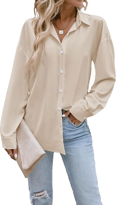 Camisas De Vestir Con Botones Para Mujer Camisas Pier 17 Con Botones
