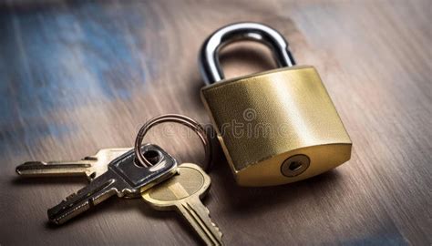 Security And Protection Featuring Symbols Like A Padlock Shield And