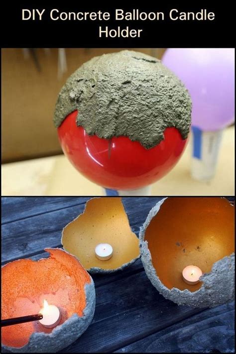 Innovative Diy Concrete Candle Holders 3 Step Project Concrete