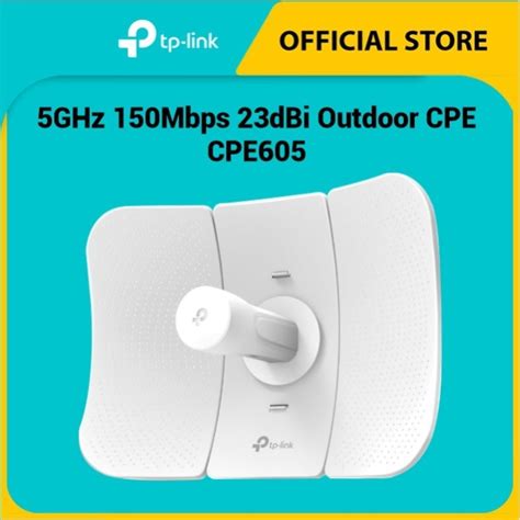 Jual Tp Link Cpe605 5ghz 150mbps 23dbi Outdoor Cpe Shopee Indonesia